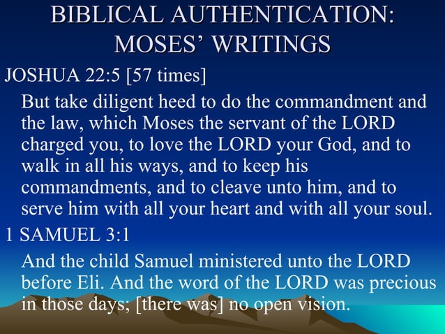 Moses And The Sanctuary Message | PPT