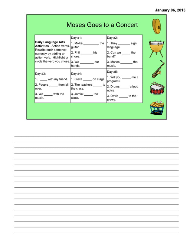 Moses goes to a concert | PDF