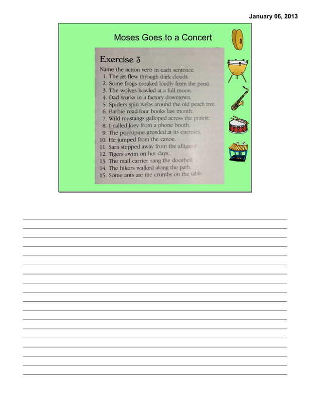 Moses goes to a concert | PDF