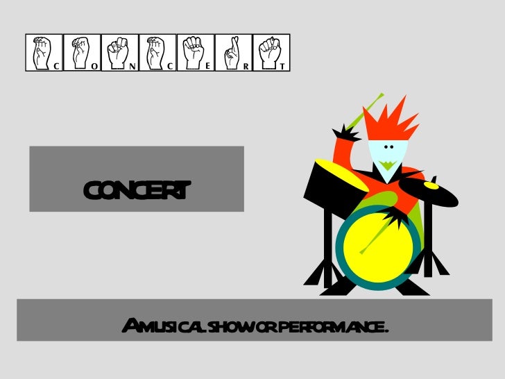 Moses goes to a concert vocabulary words