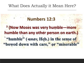 moses meek miserable.pptx | Christianity | Religion & Spirituality