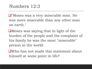 moses meek miserable.pptx | Christianity | Religion & Spirituality