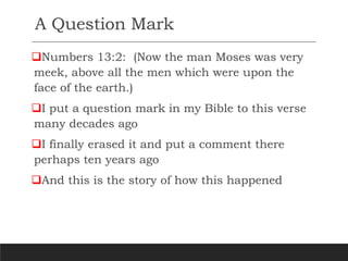 moses meek miserable.pptx | Christianity | Religion & Spirituality