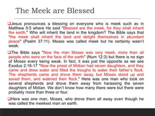 moses meek miserable.pptx | Christianity | Religion & Spirituality
