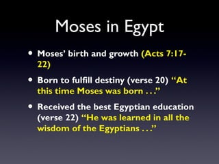 Moses model | PPT