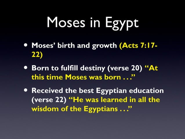 Moses model | PPT