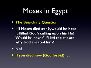 Moses model | PPT