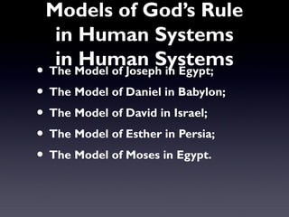 Moses model | PPT