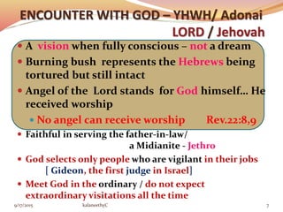 Moses the chosen deliverer of israel | PPTX