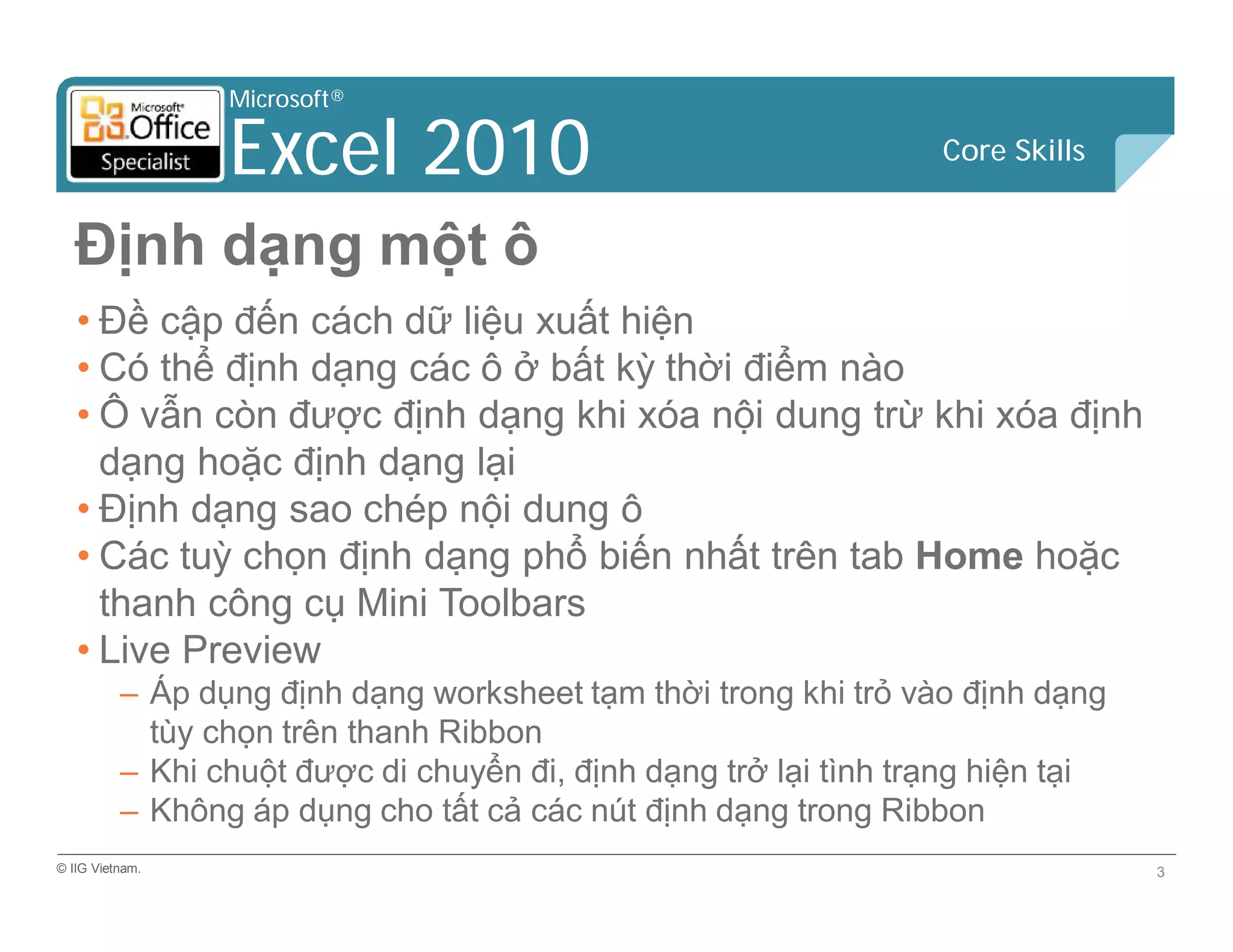 Mos excel 2010_bai_04_dinh_dang_worksheet | PDF