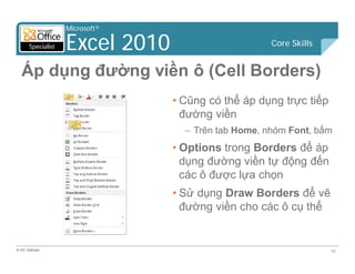 Mos excel 2010_bai_04_dinh_dang_worksheet | PDF