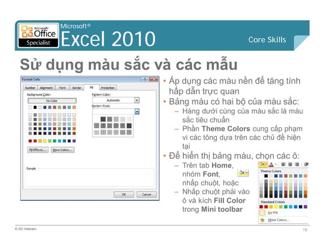 Mos excel 2010_bai_04_dinh_dang_worksheet | PDF