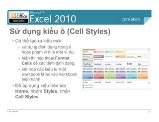 Mos excel 2010_bai_04_dinh_dang_worksheet | PDF