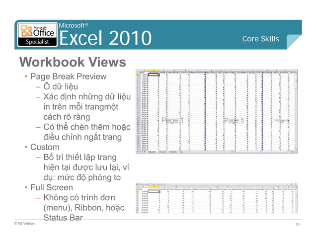 Mos excel 2010_bai_05_xem_va_in_workbooks | PDF