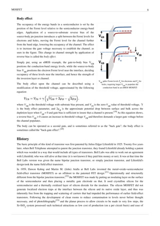 Mosfet | PDF
