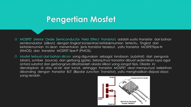Mosfet | PPTX