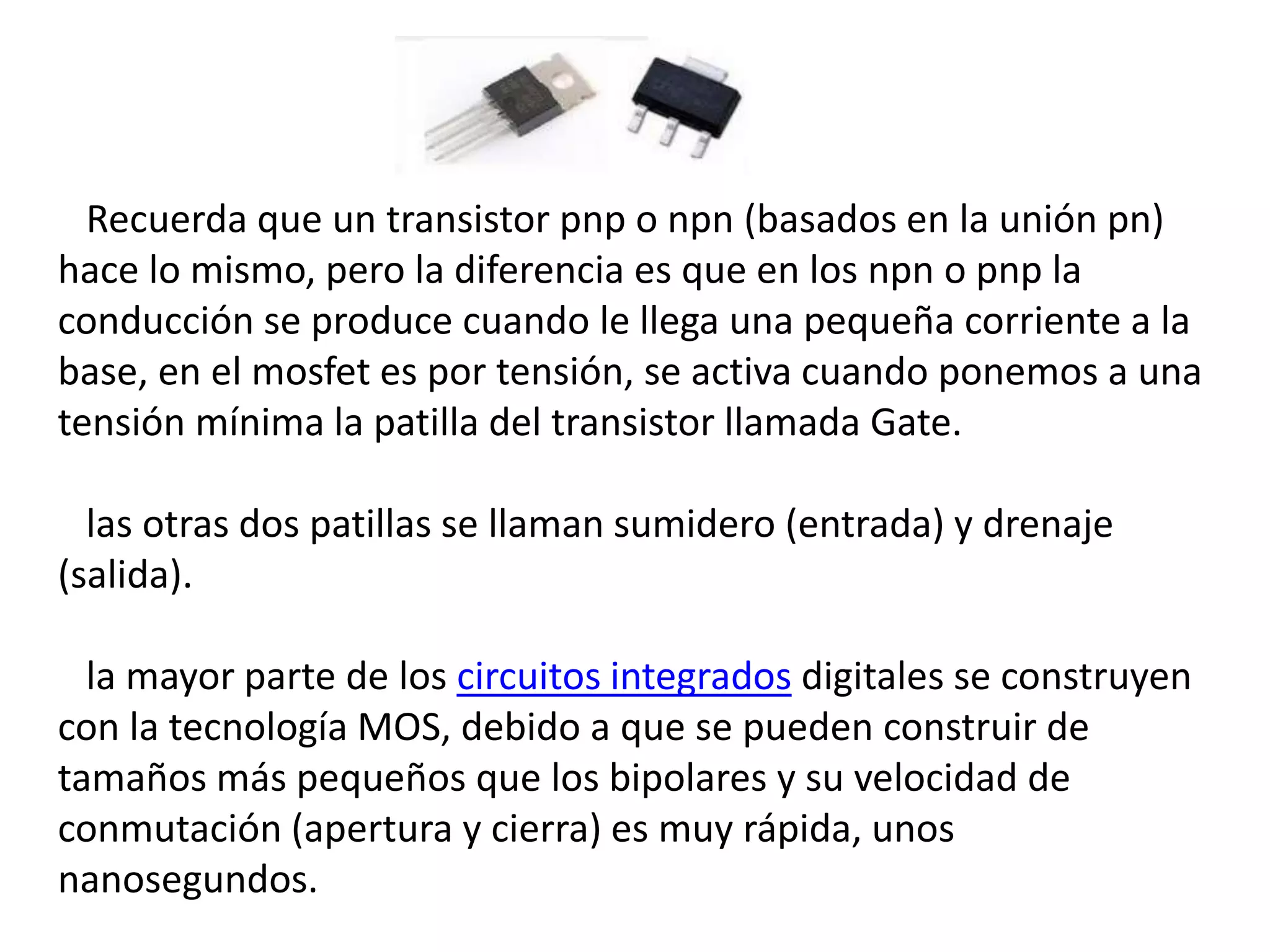 Mosfet Transistor | PPTX