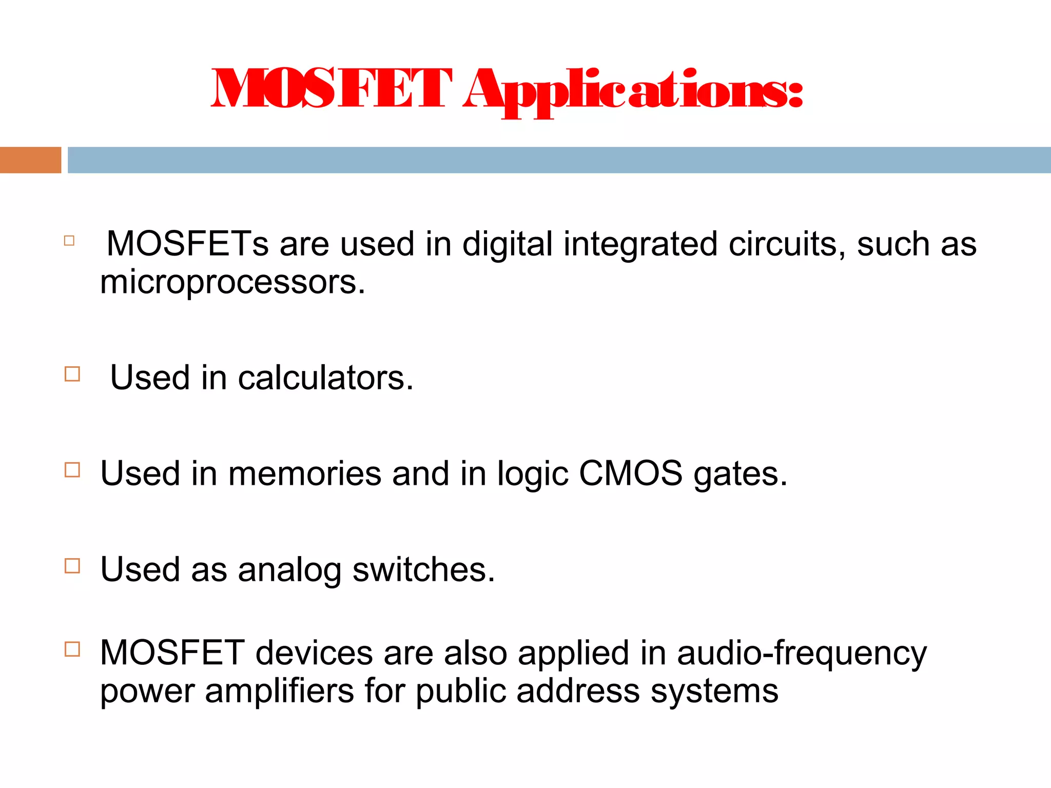 Mosfet | PPT
