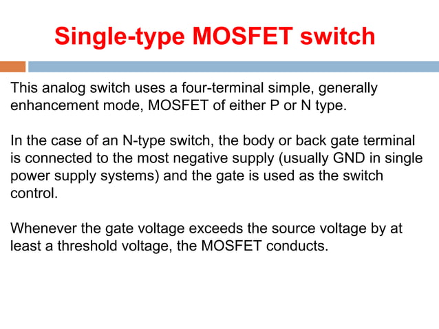 Mosfet | PPT | Physics | Science
