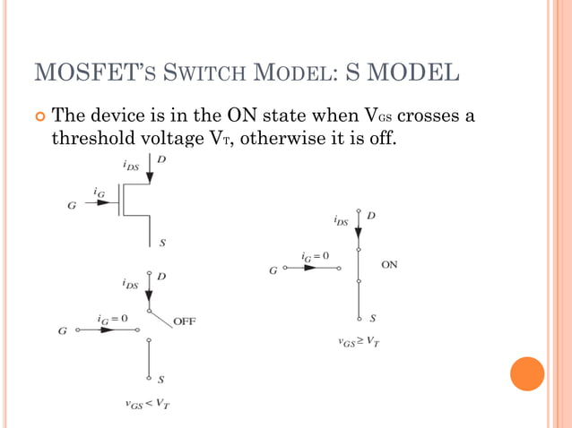 metal oxide semiconductor field effect transistor (Mosfet) | PDF