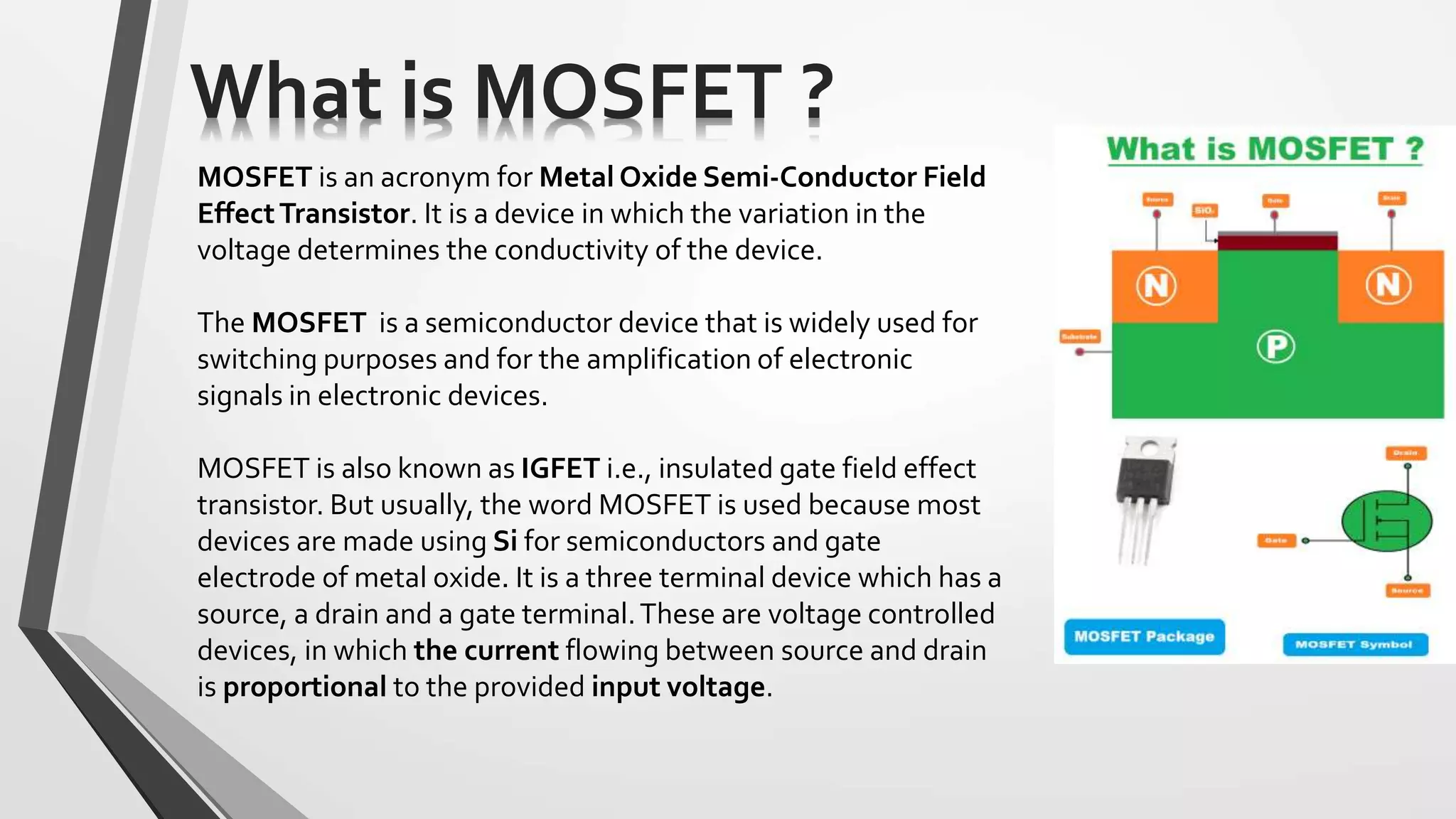 Mosfet | PPTX