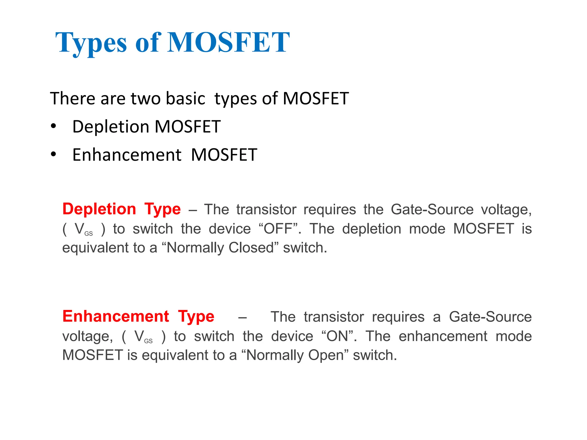 Metal oxide semiconductor field effect transistor | PPT