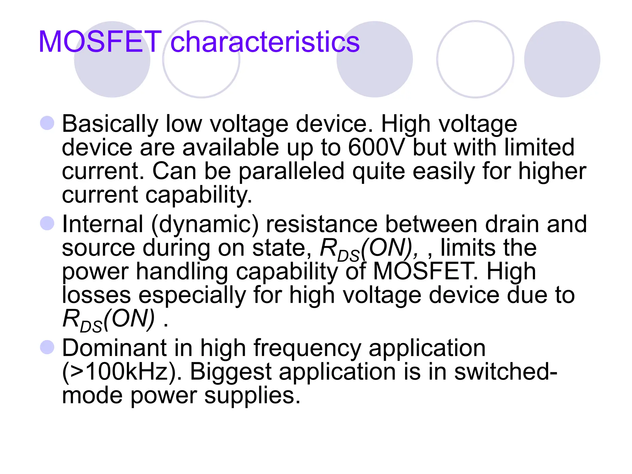 MOMOSFET stands for metal-oxide-semiconductor field-effect transistor ...