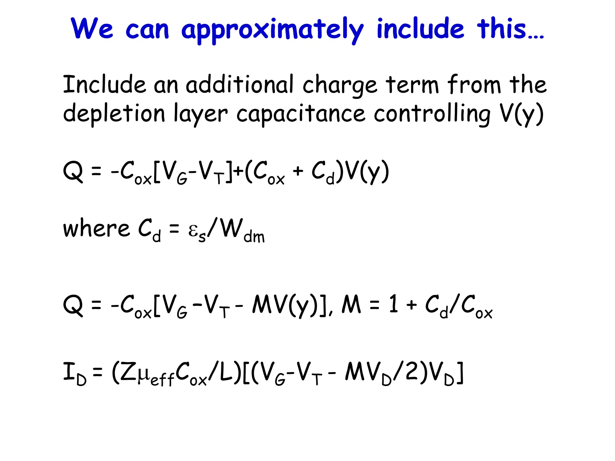 MOSFET IV characteristics and its operations | PPT
