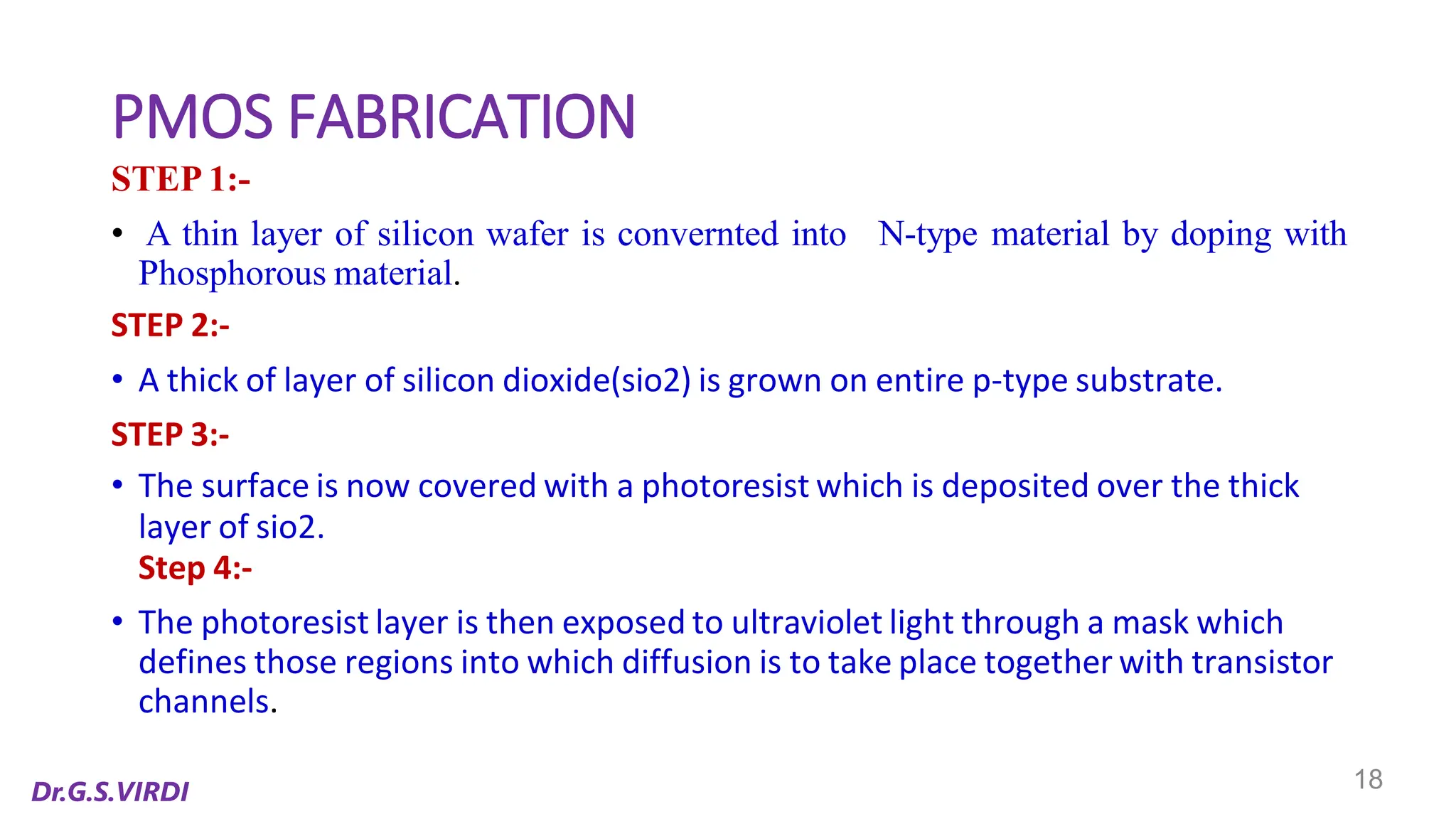 “Step-by-Step MOSFET Fabrication: NMOS & PMOS Processes for VLSI ...