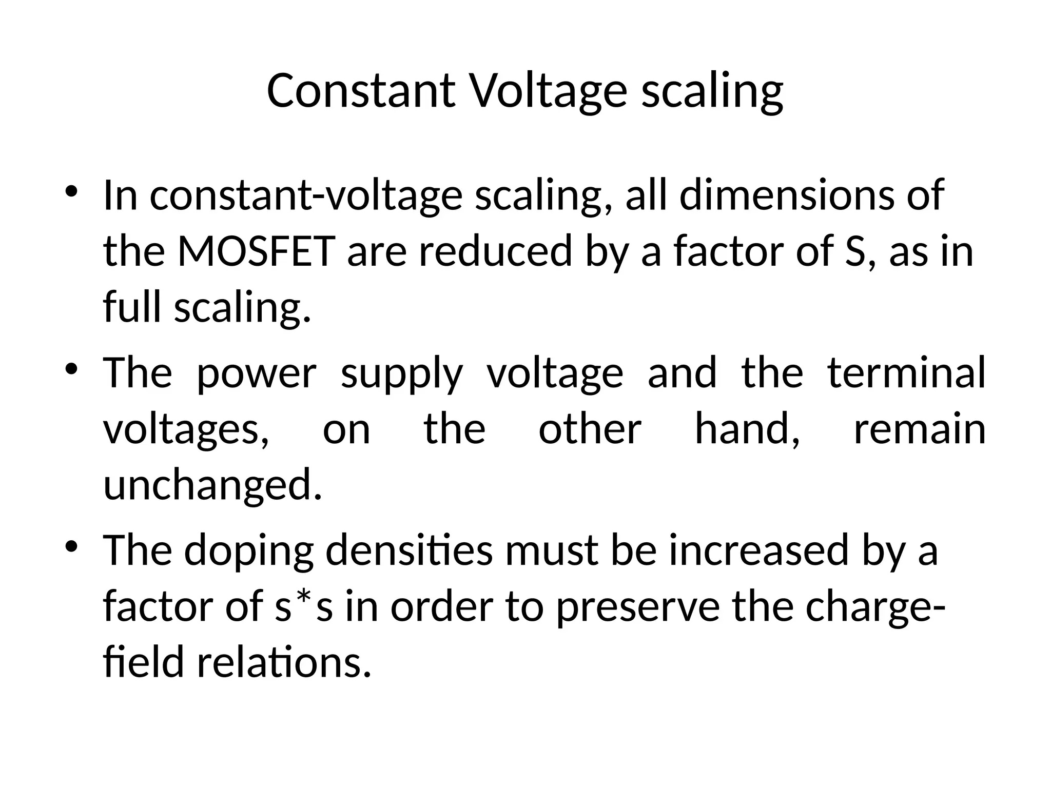 mosfet-scaling fcatores and limitations.pptx
