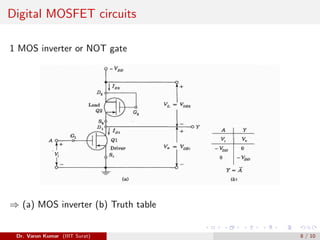 Depletion MOSFET and Digital MOSFET Circuits | PDF