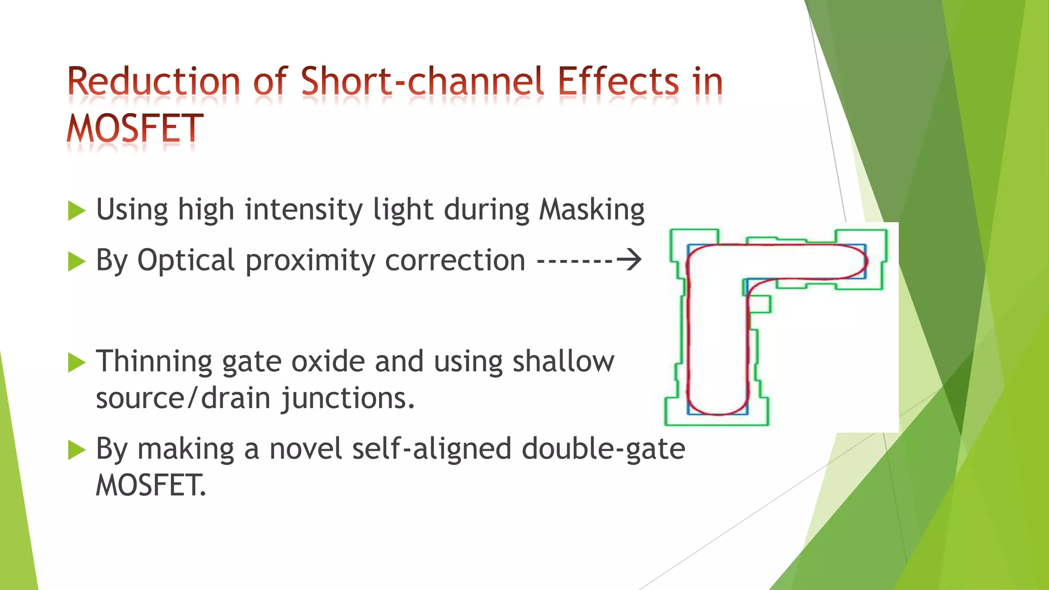 Short Channel Effect In MOSFET | PPTX