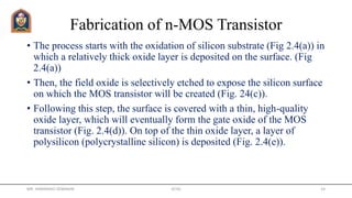 MOSFET fabrication 12 | PPTX