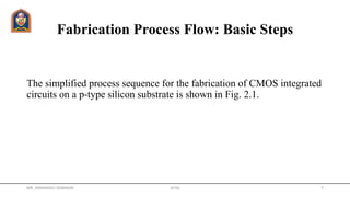 MOSFET fabrication 12 | PPTX