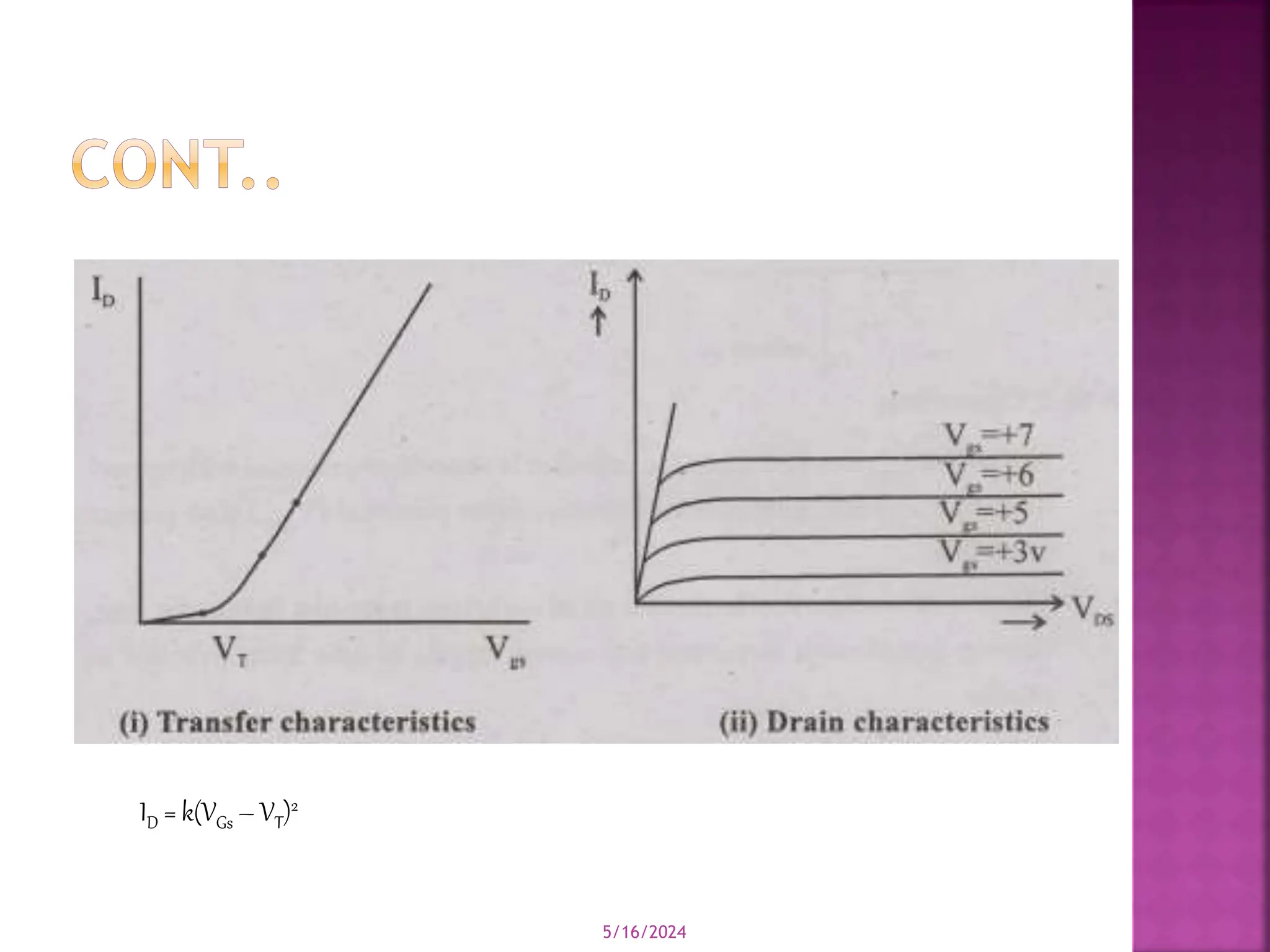 MOSFET OPERATIONS and its types Enhancement and Depletion types | PPTX
