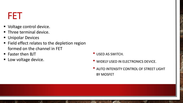 Mosfet Operation and Charecteristics. | PPTX | Consumer Electronics | Technology & Computing