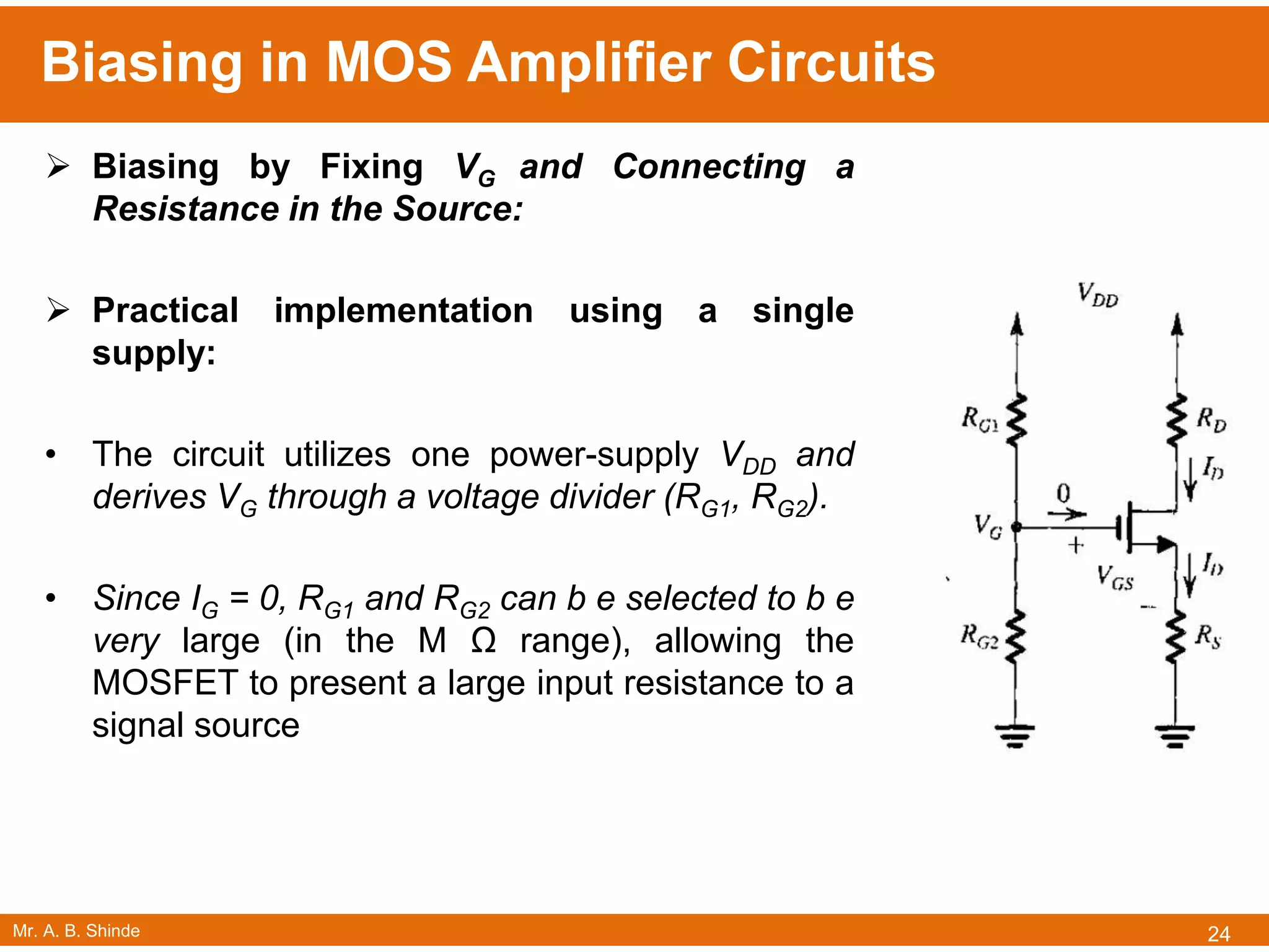 MOSFETs | PPSX