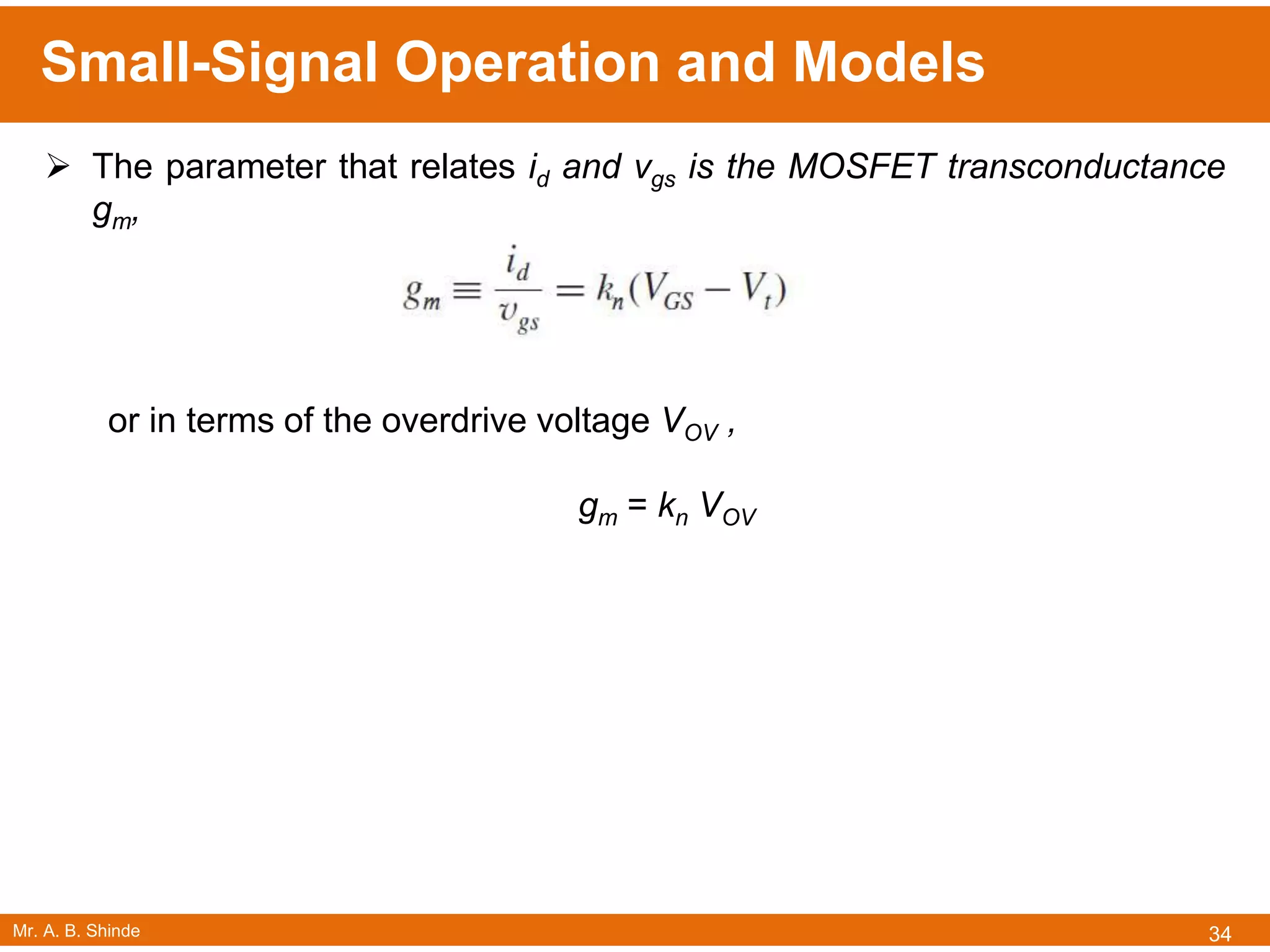 MOSFETs | PPSX