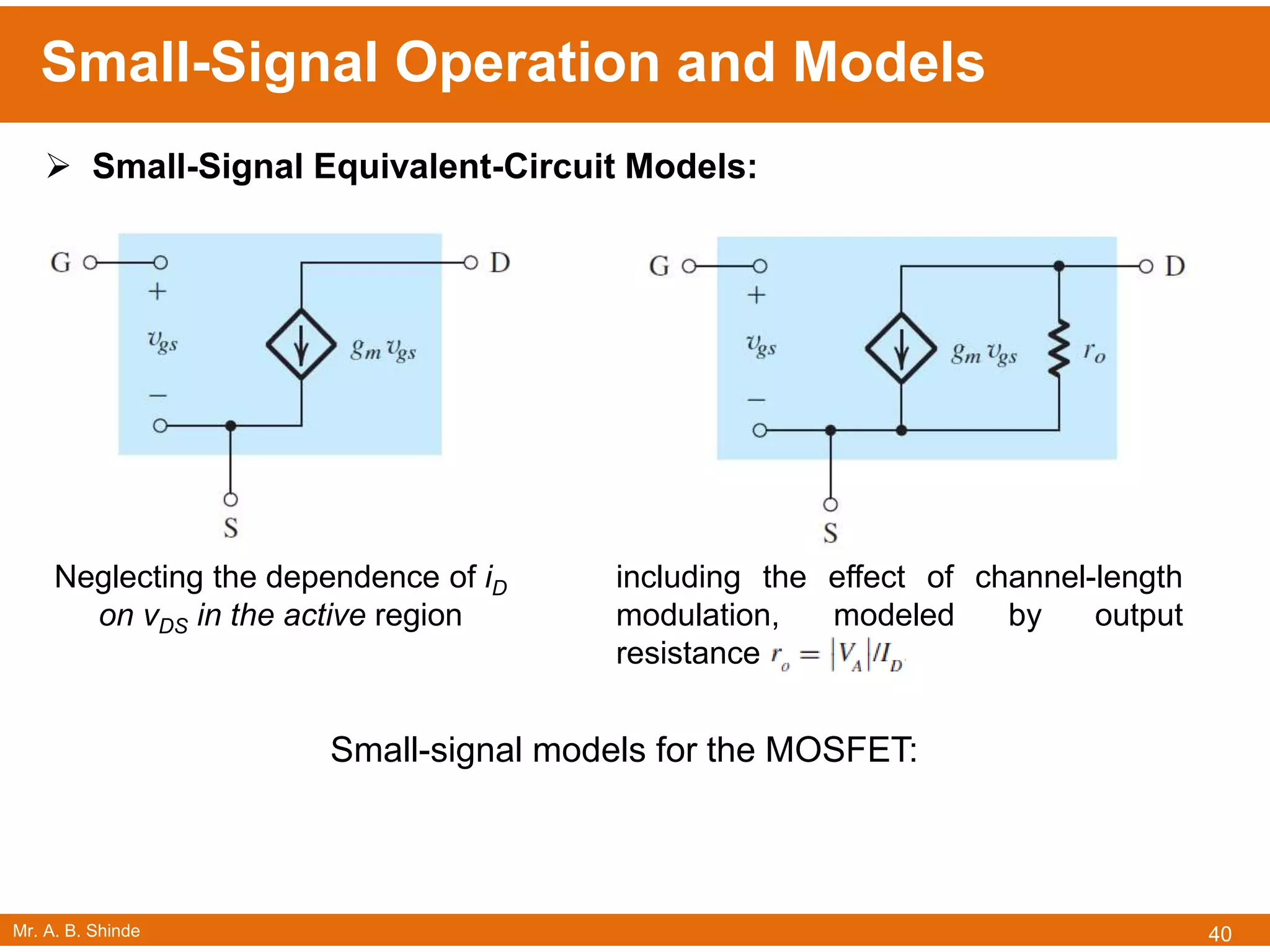 MOSFETs | PPSX