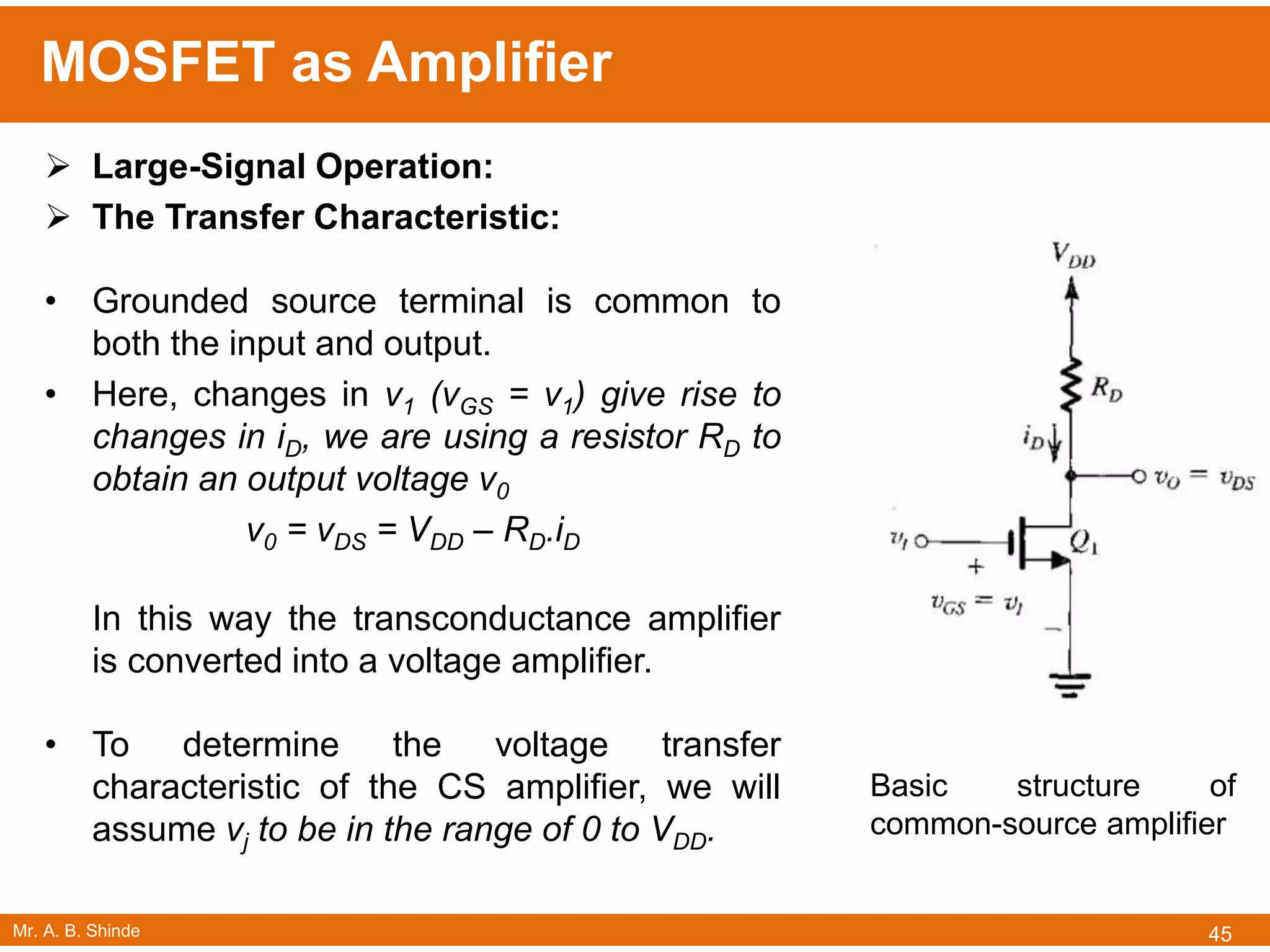 MOSFETs | PPSX