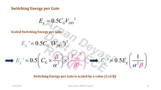 Scaling in conventional MOSFET for constant electric field and constant voltage | PDF
