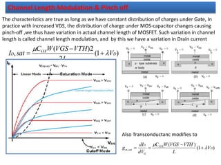 MOSFET and Short channel effects | PPTX