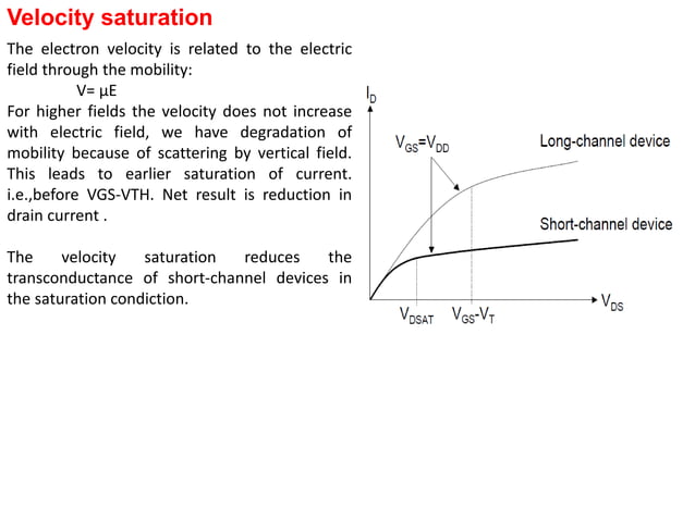 MOSFET and Short channel effects | PPTX | Physics | Science