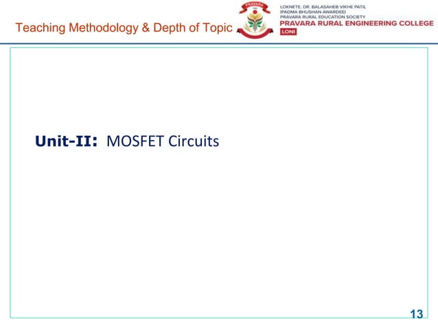 MOSFET....complete PPT | PDF
