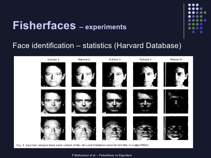 Eigenfaces Vs Fisherfaces Youtube