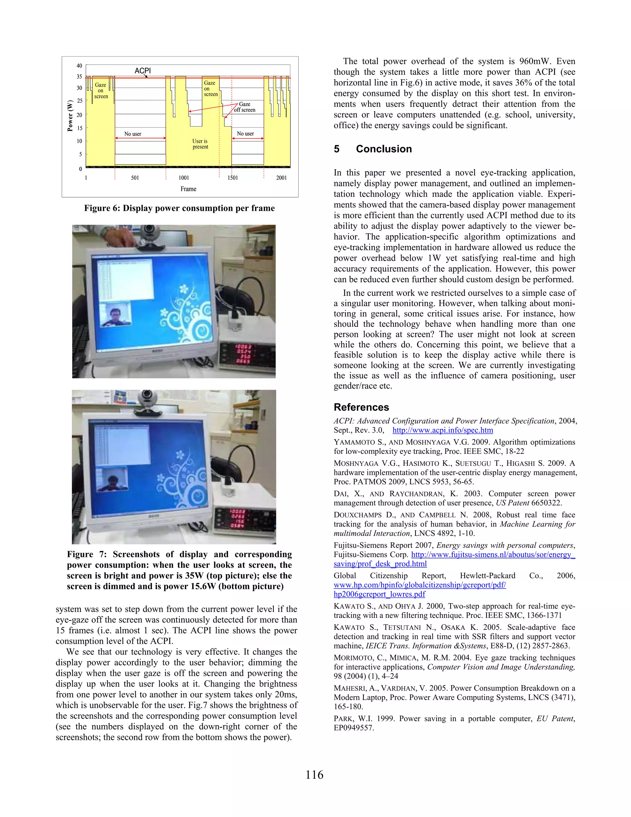 Moshnyaga The Use Of Eye Tracking For Pc Energy Management | PDF