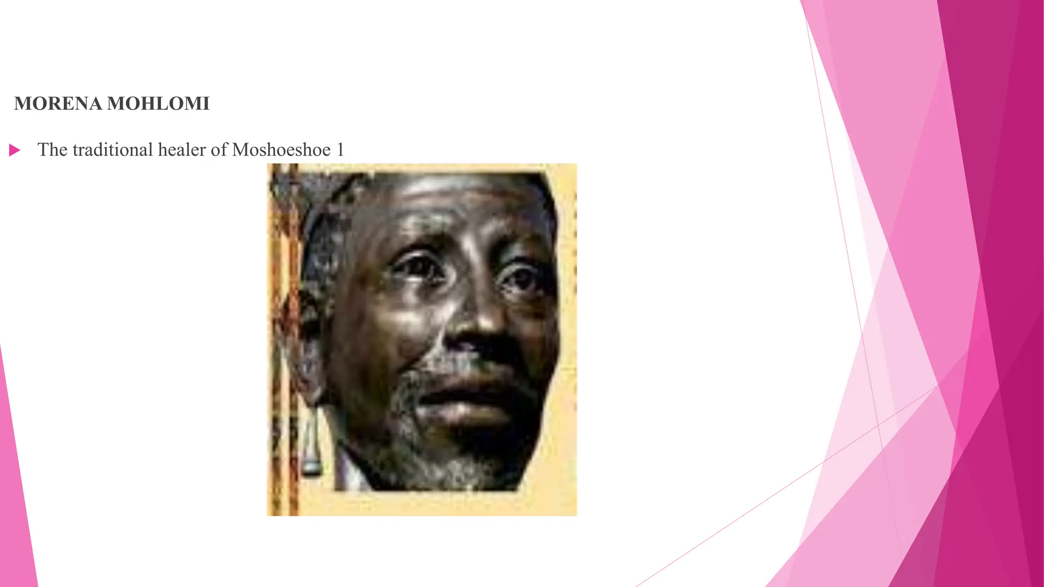 MOSHOESHOE AND MOHLOMI . BRIEF HISTORY OF MORENA MOSHOESHOE HOW HE GREW ...