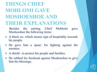 MOSHOESHOE.pptx | Hinduism | Religion & Spirituality