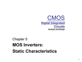 CMOS inverter static Characteristics class | PDF