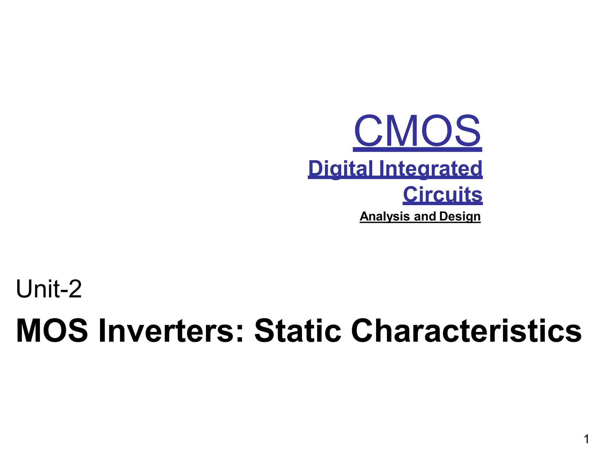 MOS Inverters Static Characteristics.pptx